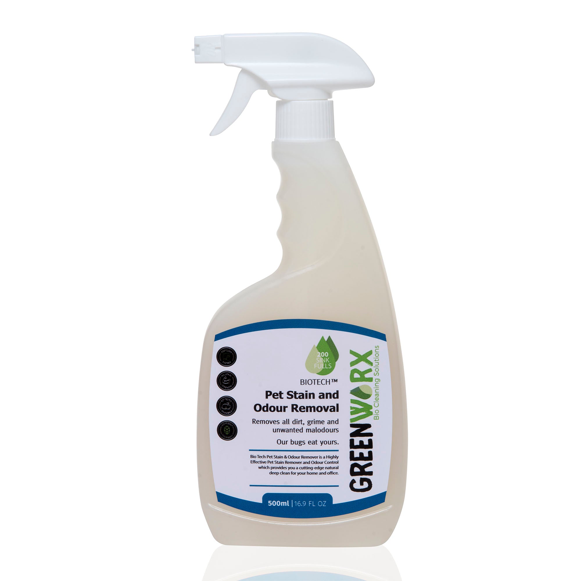 Greenworx Bio Tech Pet Stain Cleaner and Odour Remover 500 ml – ATAVAH