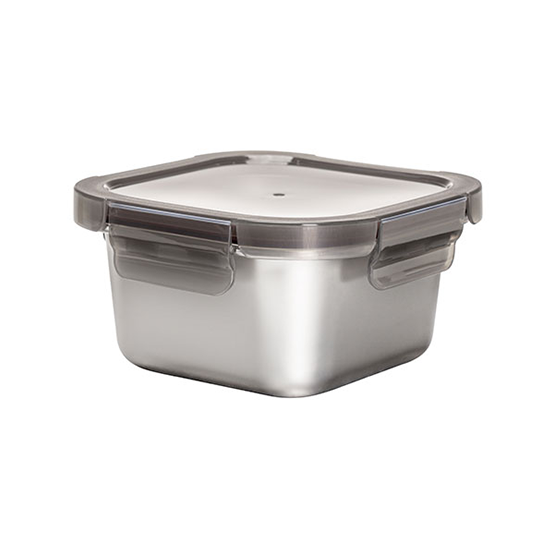 Stainless Steel Square Container 600ml – ATAVAH