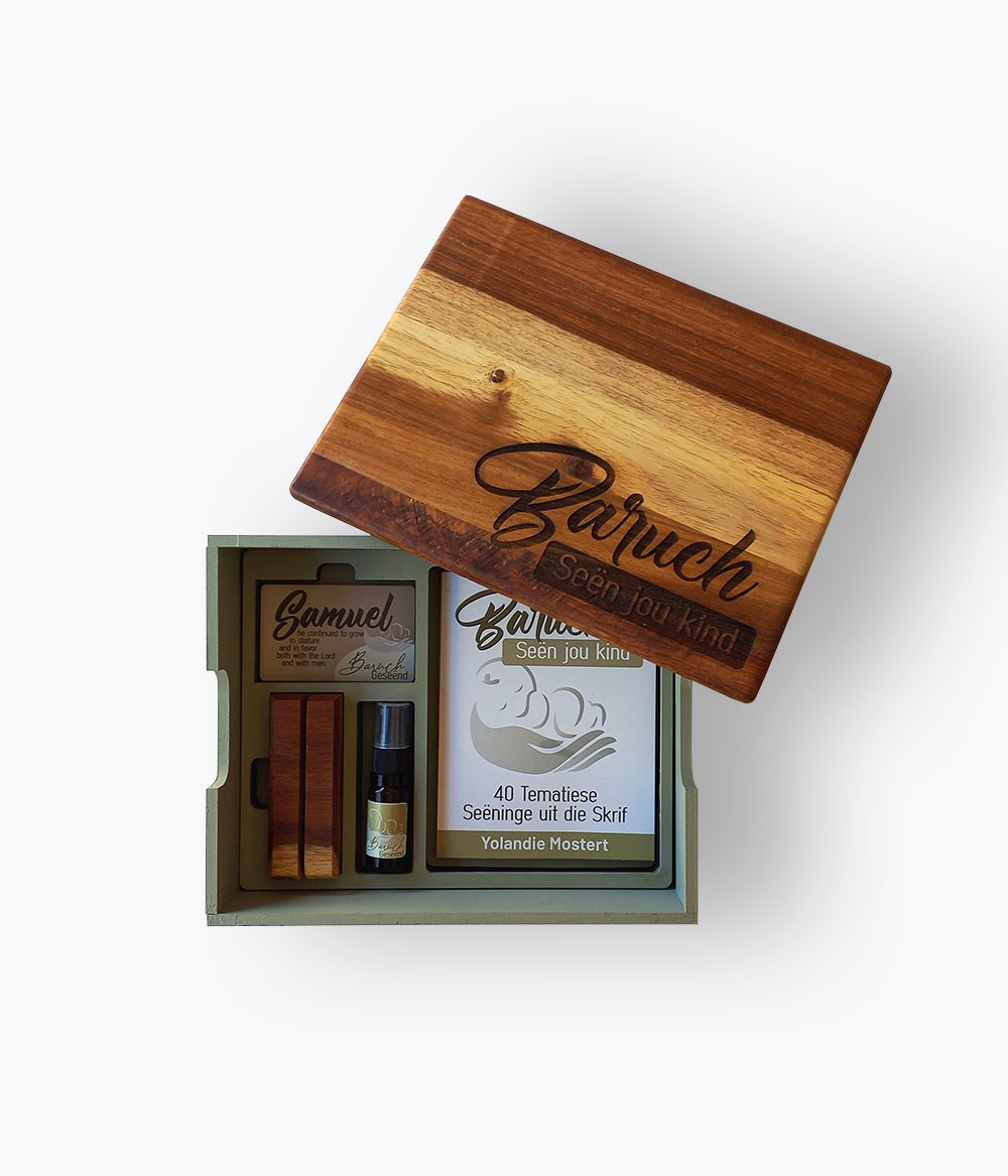 Solid Kiaat Baruch Blessing Box [Children] – ATAVAH